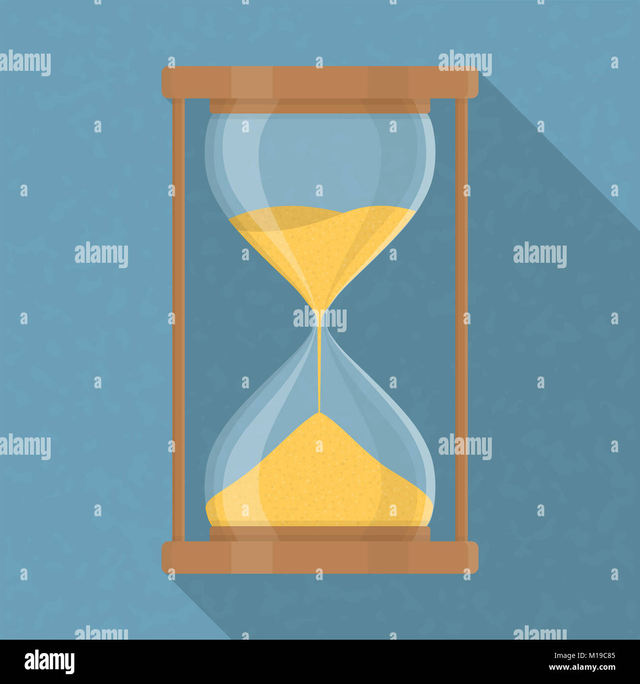 Transparent hourglass icon, sandglass, sandclock, flat design, vector eps10 illustration Stock ...