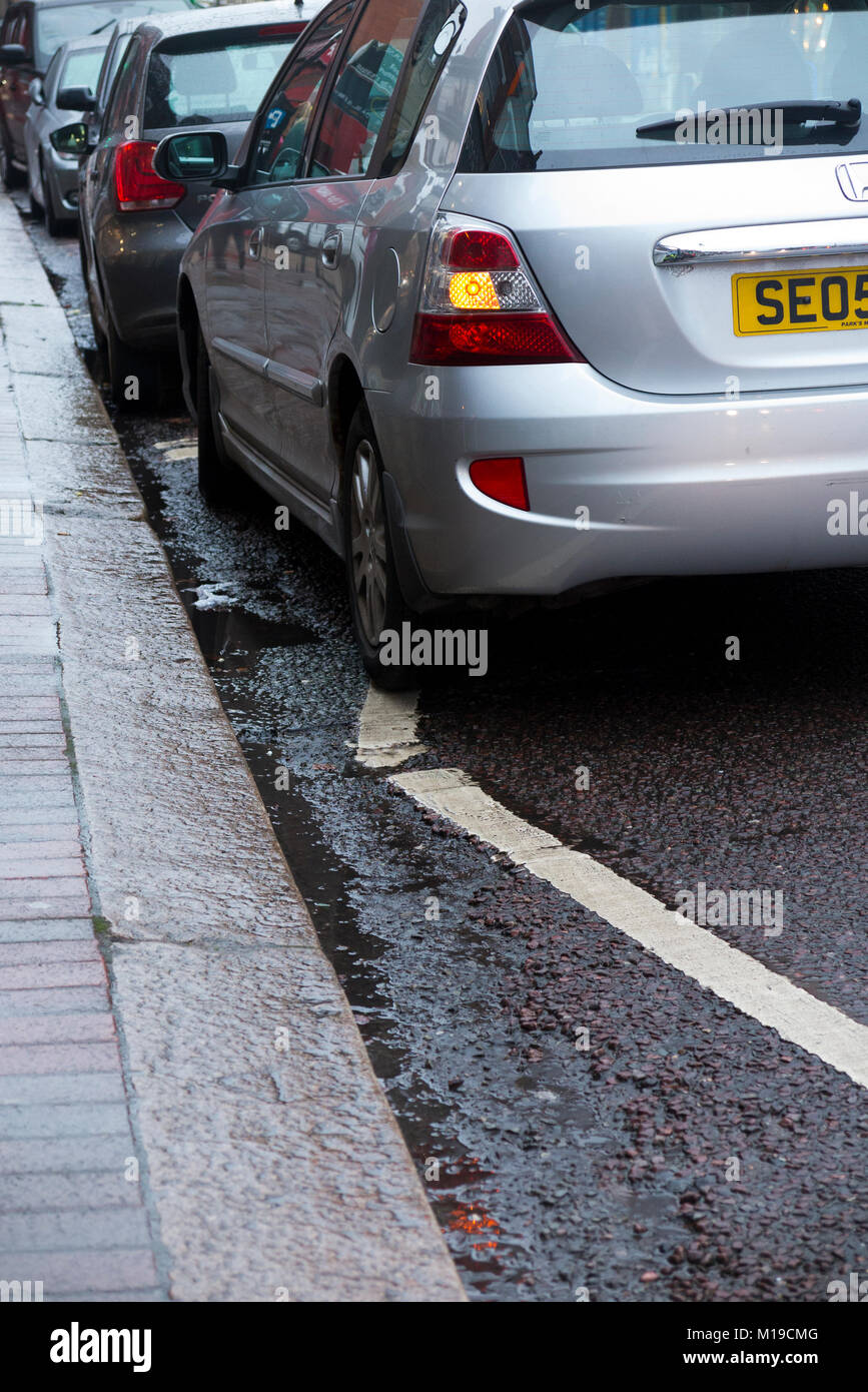 Illegal Parking Uk High Resolution Stock Photography and Images - Alamy