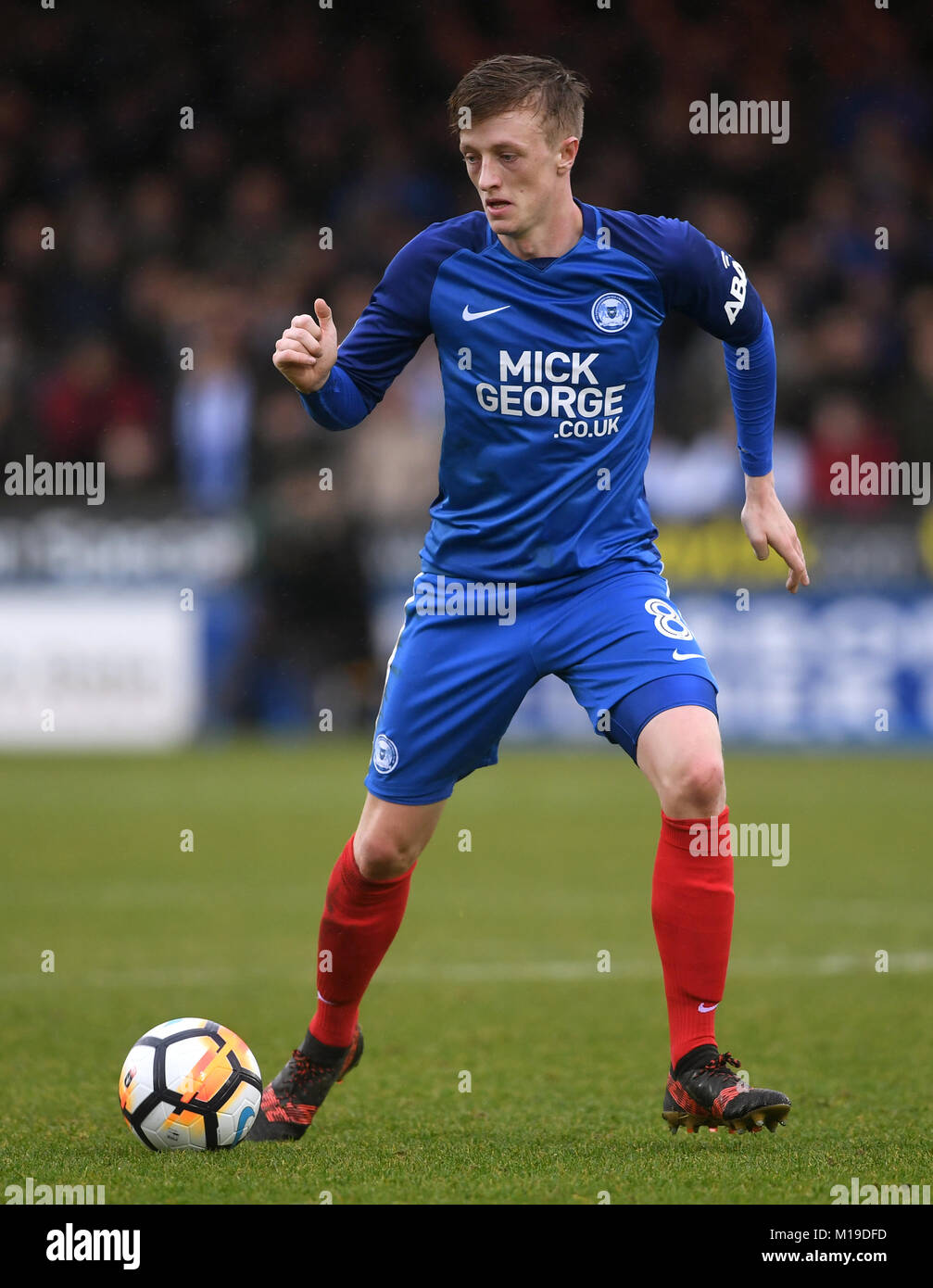 Peterborough United's Chris Forrester during the Emirates FA Cup ...