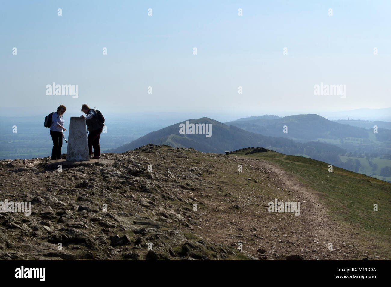 Trig point beacon hill hi-res stock photography and images - Alamy