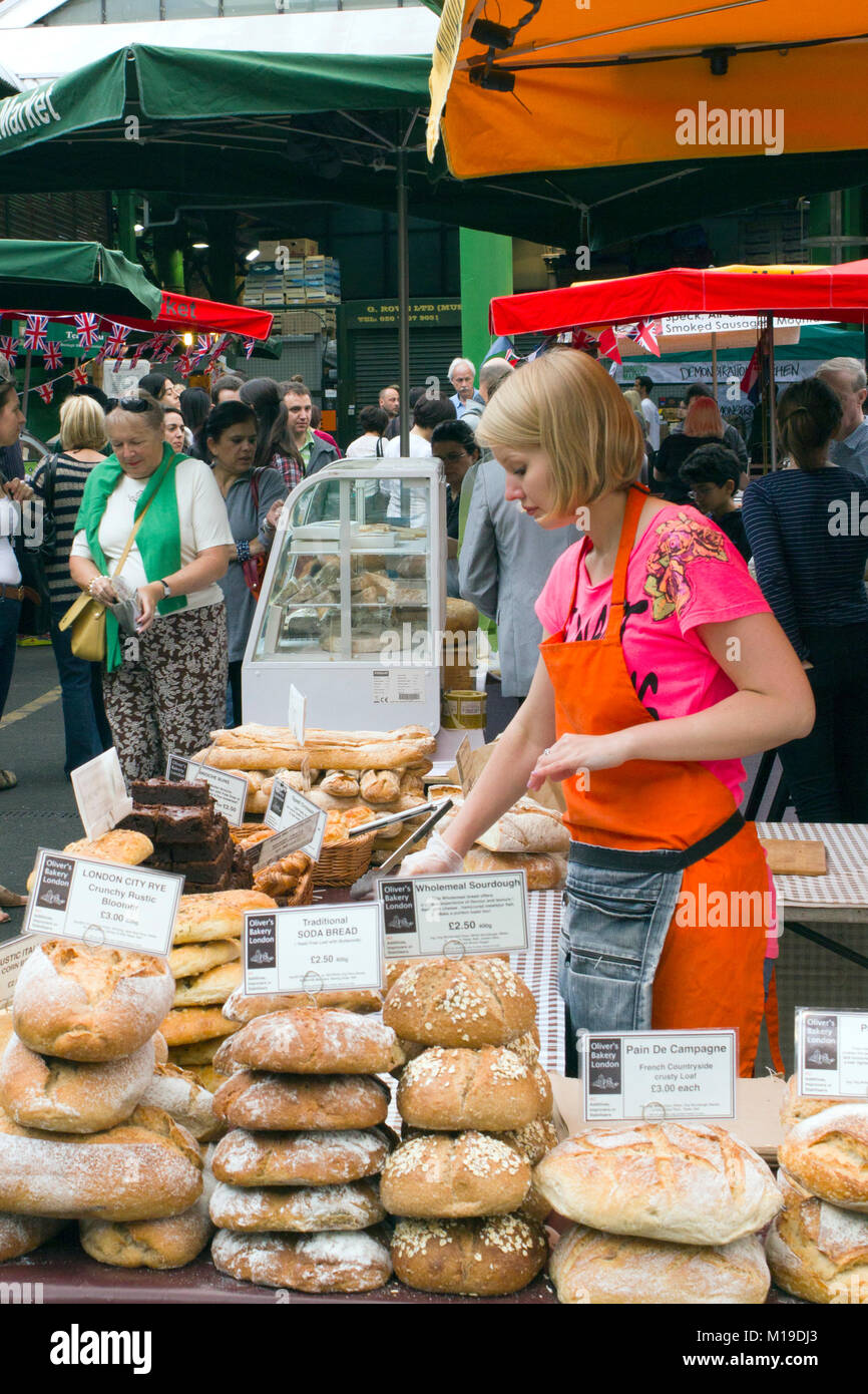 One of the largest and oldest food markets in london hi-res stock ...