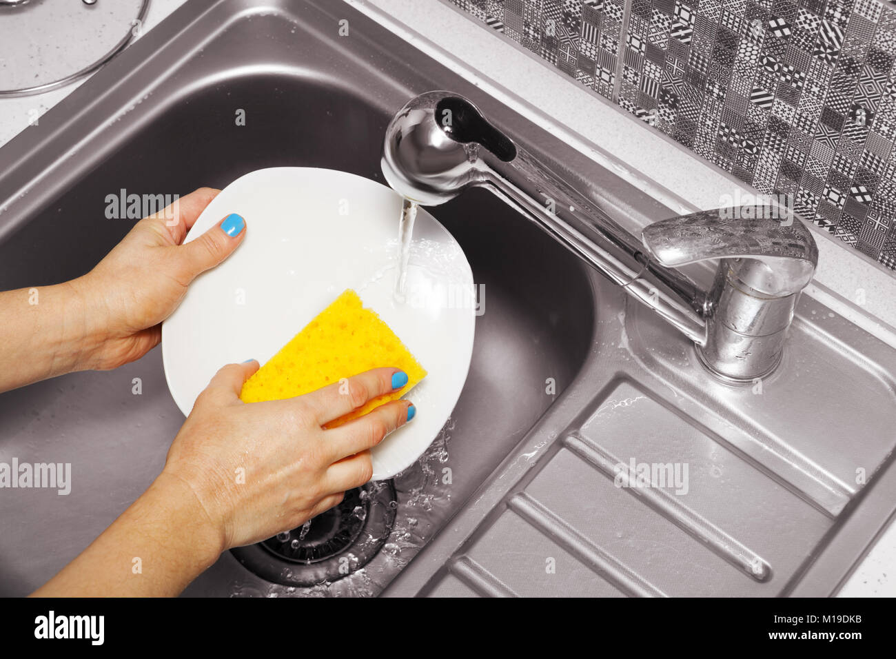 Hand washing pot hi-res stock photography and images - Alamy