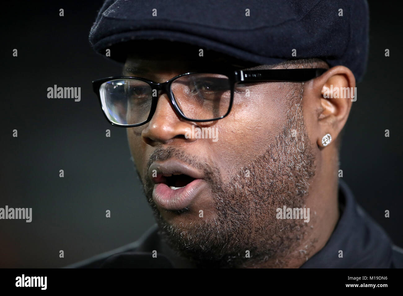 Former Cardiff City player Nathan Blake before the Emirates FA Cup ...