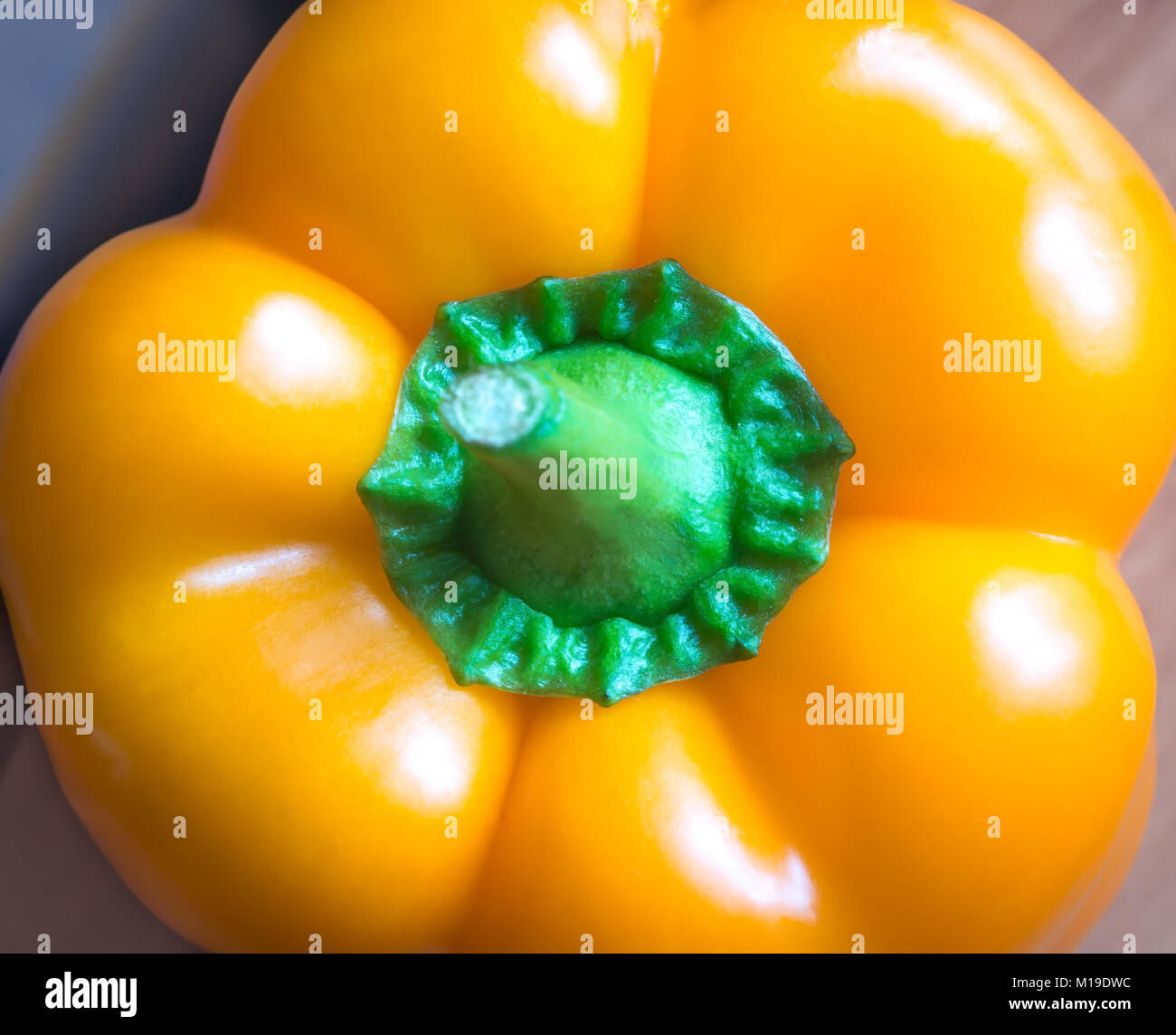 Bell pepper top view hi-res stock photography and images - Alamy