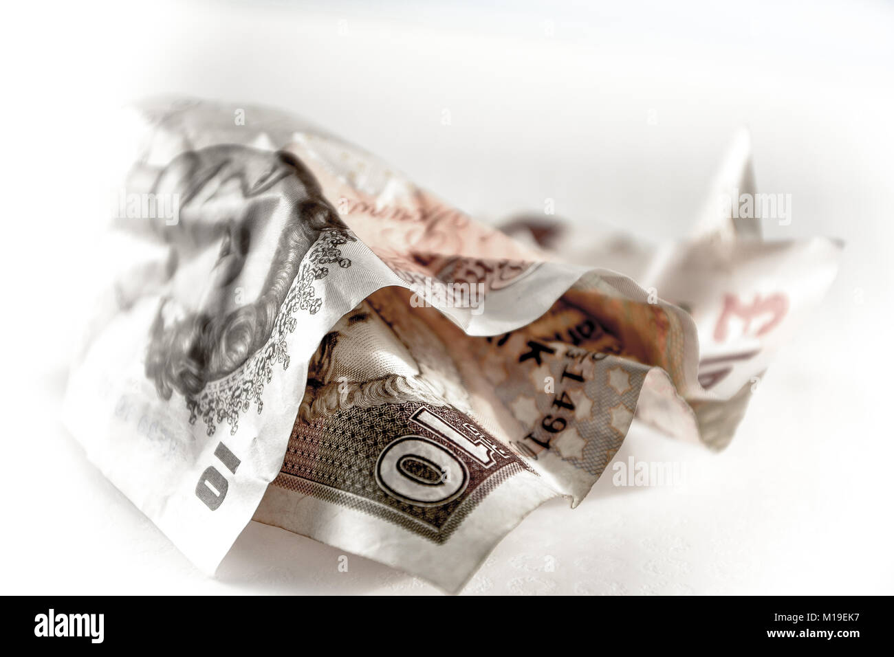 Ten Pounds Note Stock Photo - Alamy