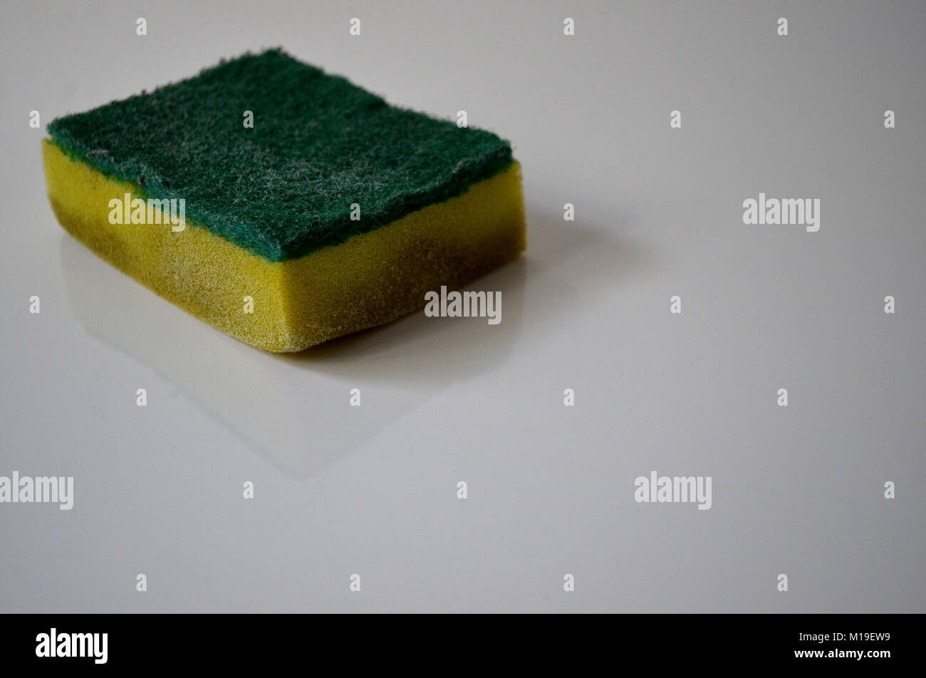 Dirty sponge scourer pad Stock Photo - Alamy