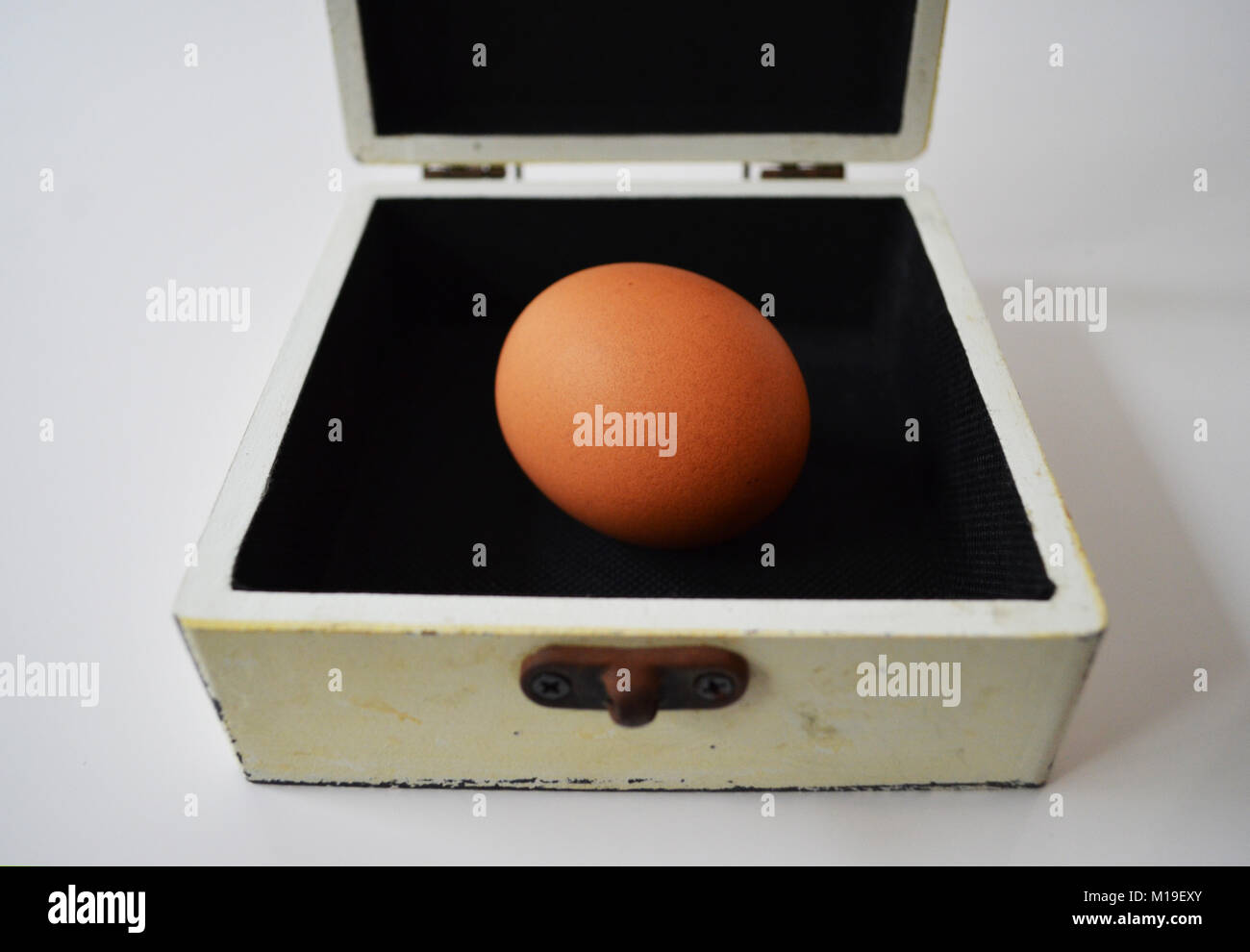 Closeup open egg hi-res stock photography and images - Alamy