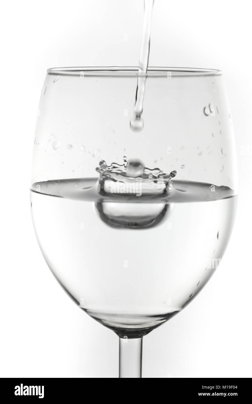 Clear Wine Glass Stock Photo - Alamy