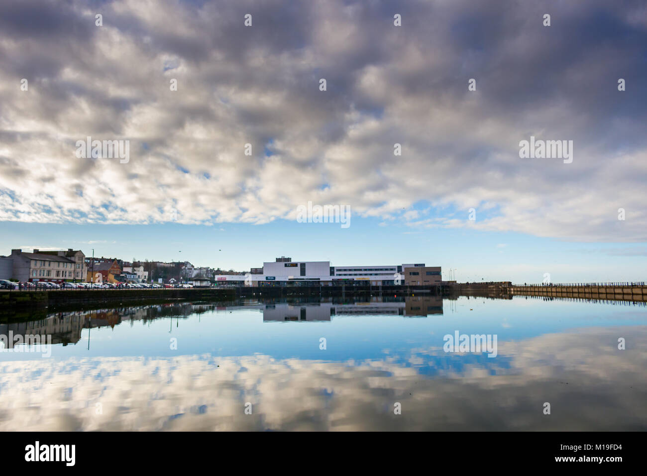 New Brighton promenade Stock Photo - Alamy