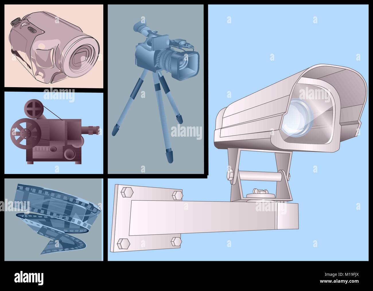 Video films devices hi-res stock photography and images - Alamy