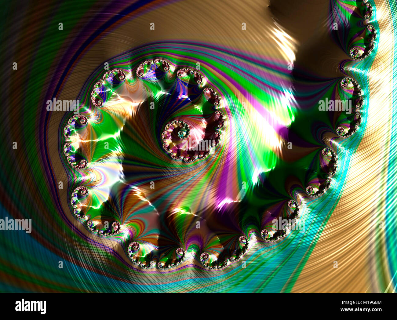 Spiral wallpaper hi-res stock photography and images - Alamy