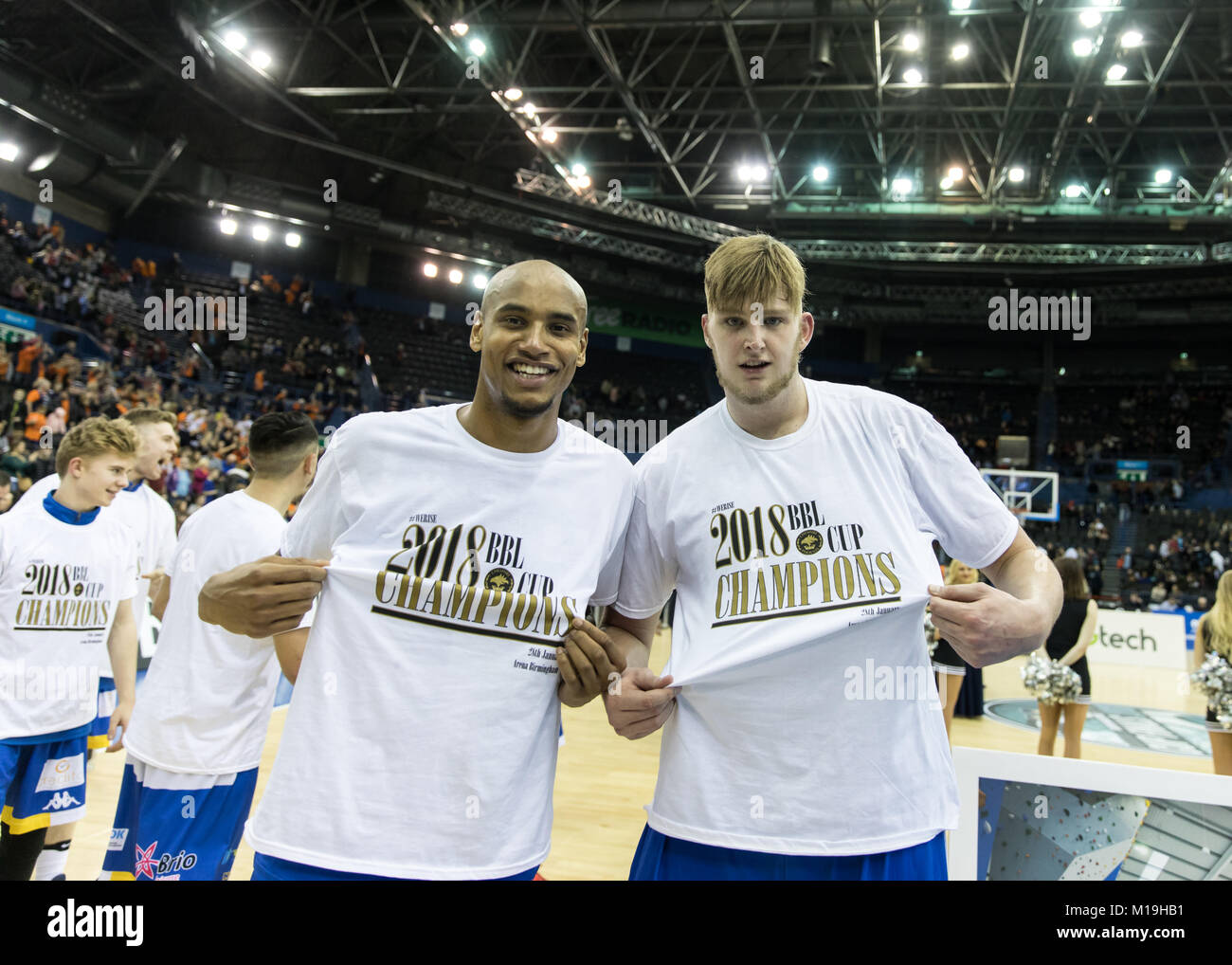 Birmingham, UK, 28th January, 2018. British Basketball, BBL cup final ...