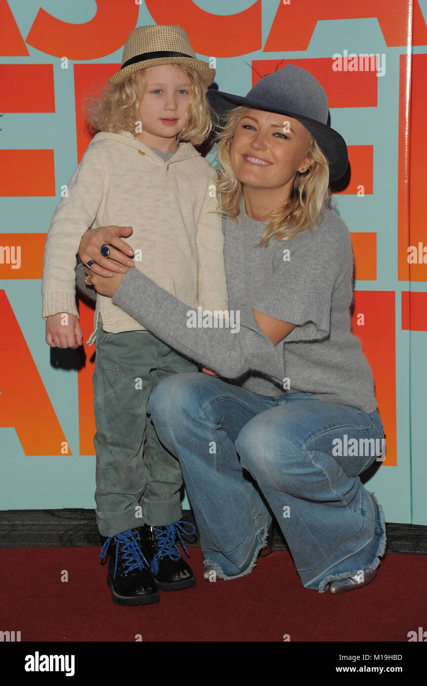 New York, USA. 28th January, 2018. Sebastian Zincone and Malin Åkerman ...