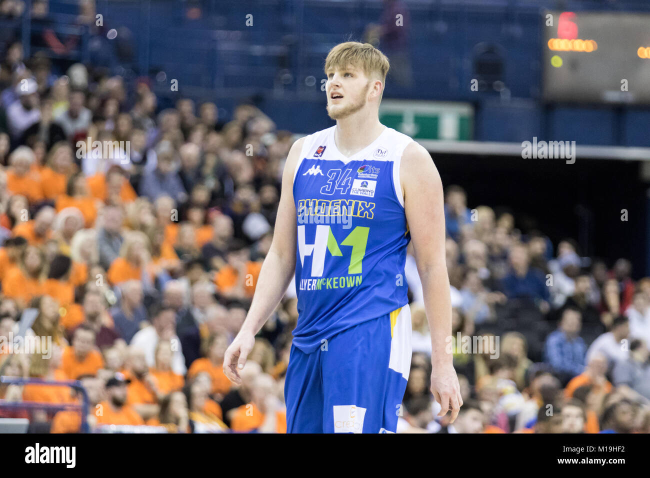 Birmingham, UK, 28th January, 2018. British Basketball, BBL cup final ...