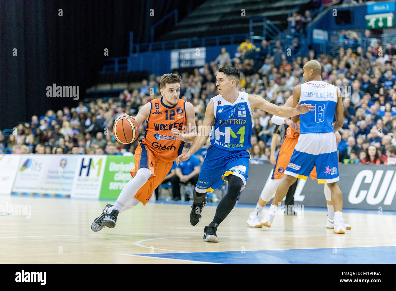 Birmingham, UK. 28th Jan, 2018. BBL: Cup Finals Worcester Wolves vs ...