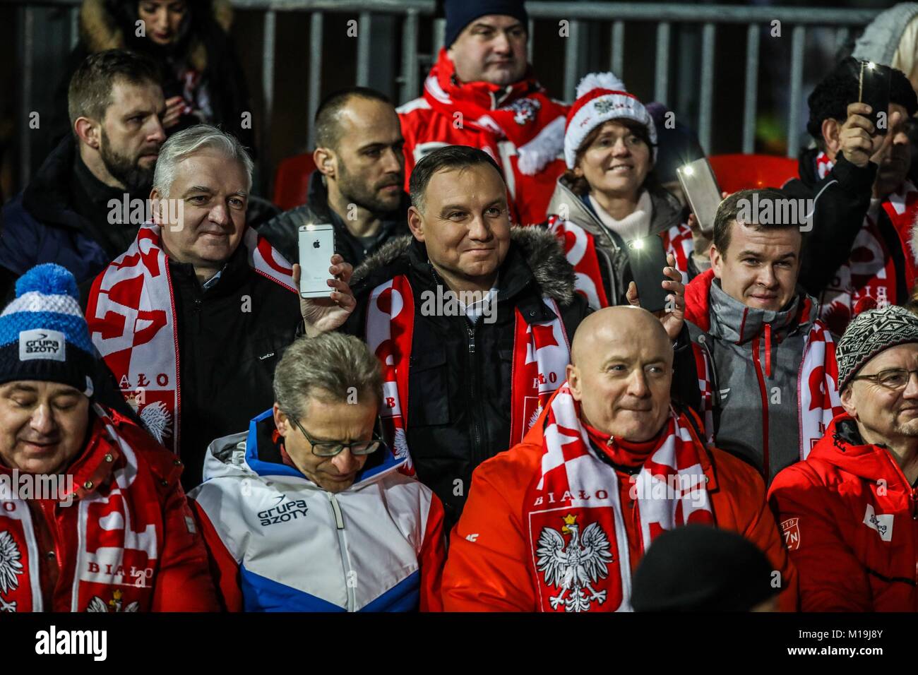 FIS Ski Jumping World Cup on January 28, 2018 in Zakopane, Poland. In ...