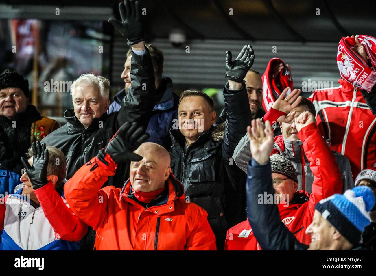 FIS Ski Jumping World Cup on January 28, 2018 in Zakopane, Poland. In ...