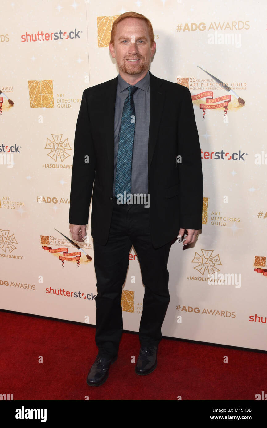 Los Angeles, USA. 27th Jan, 2018. Jeff Mossa attends the 22nd Art ...