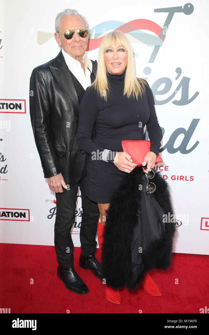 Los Angeles, Ca, USA. 28th Jan, 2018. Alan Hamel and Suzanne Somers at ...