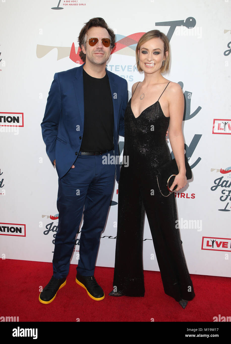 Los Angeles, Ca, USA. 28th Jan, 2018. Jaso Sudeikis and Olivia Wilde at ...