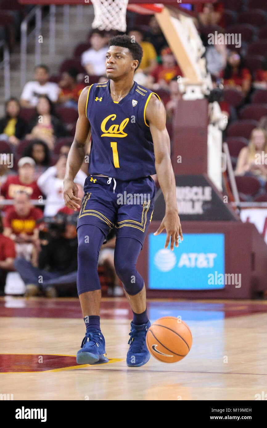 Los Angeles, USA. 28th Jan, 2018. California Golden Bears guard Darius ...