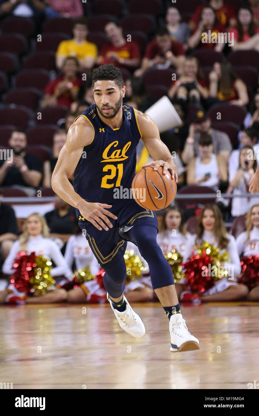 Los Angeles, USA. 28th Jan, 2018. California Golden Bears guard Nick ...