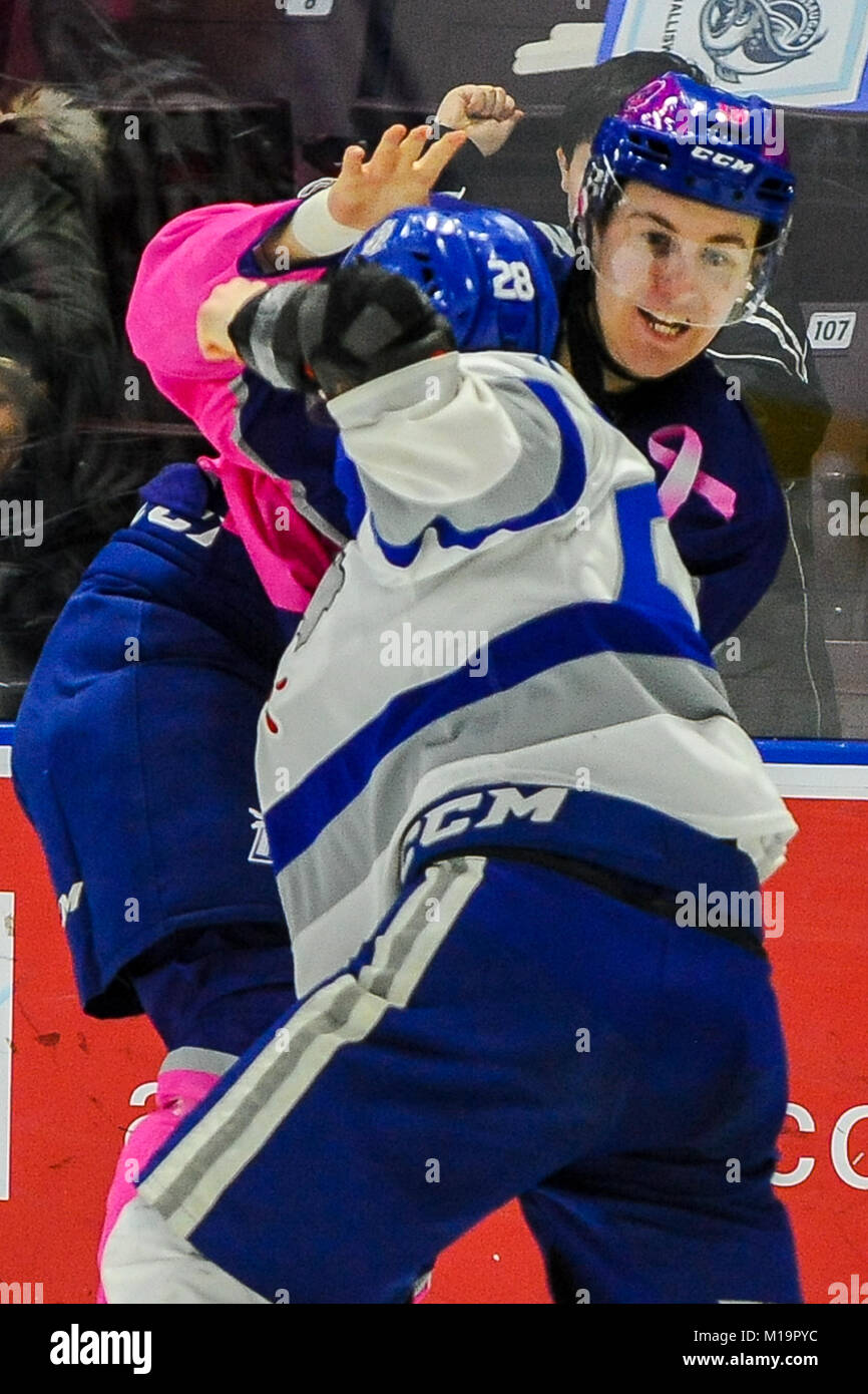 Ice hockey player fighting hi-res stock photography and images - Alamy