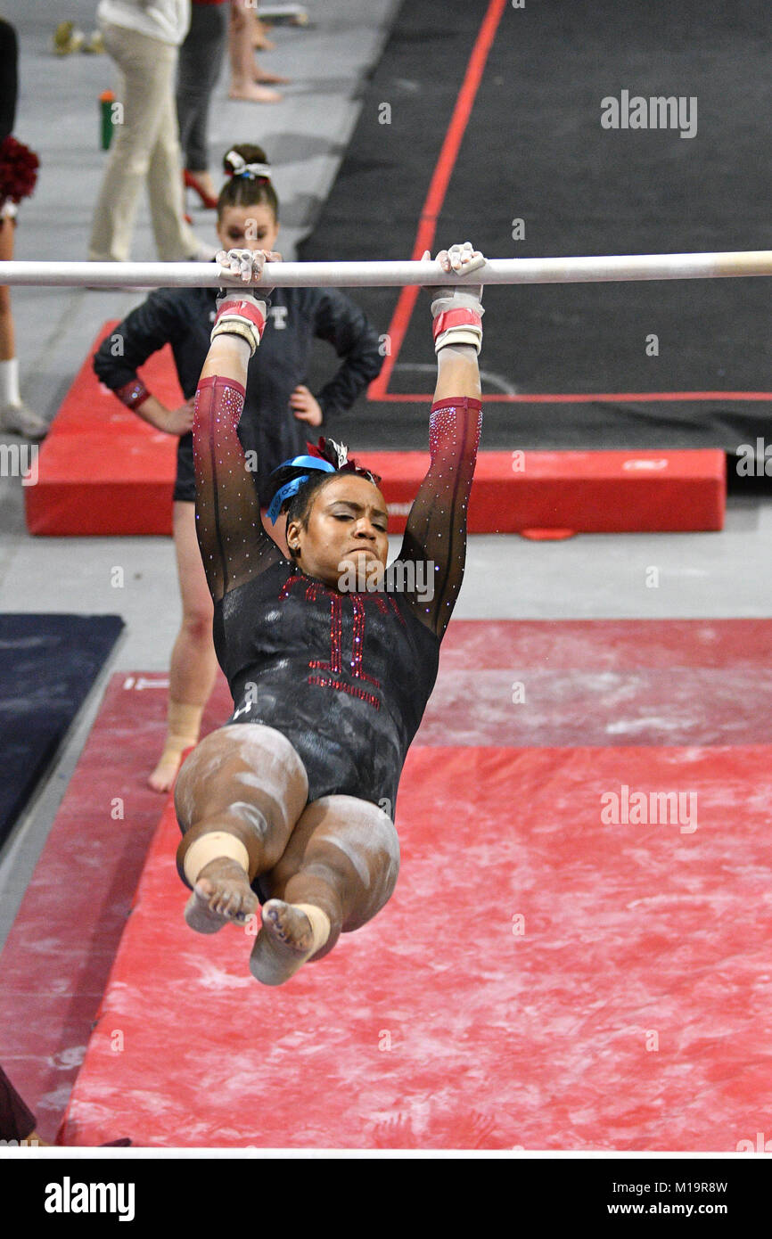 Philadelphia, Pennsylvania, USA. 28th Jan, 2018. Temple Owls gymnast ...