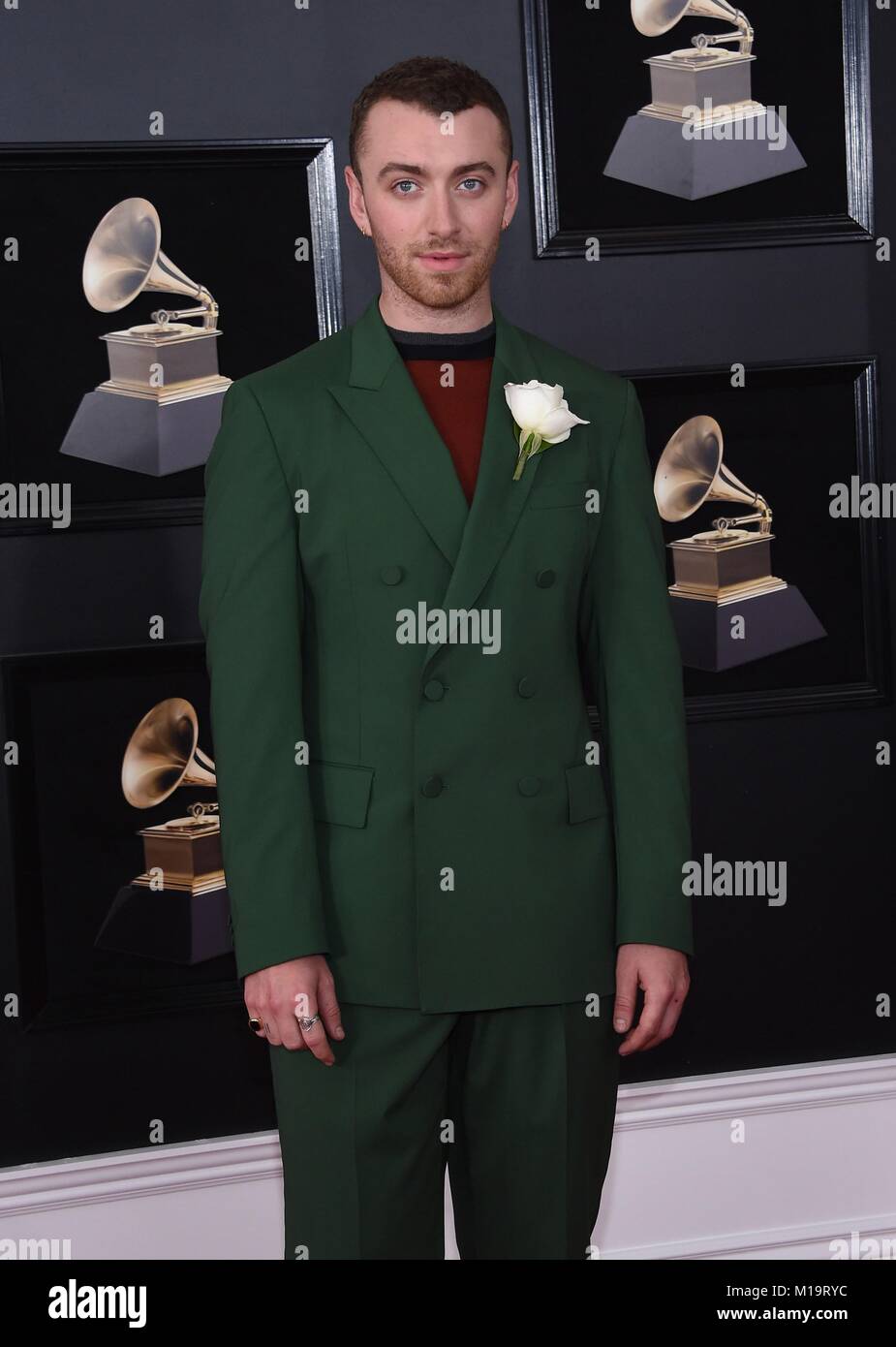 New York, NY, USA. 28th Jan, 2018. Sam Smith at arrivals, 60th ...