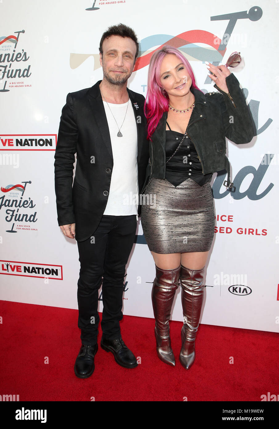 Los Angeles, CA, USA. 28th Jan, 2018. Larry Rudolph, Nikki Lund. Steven ...