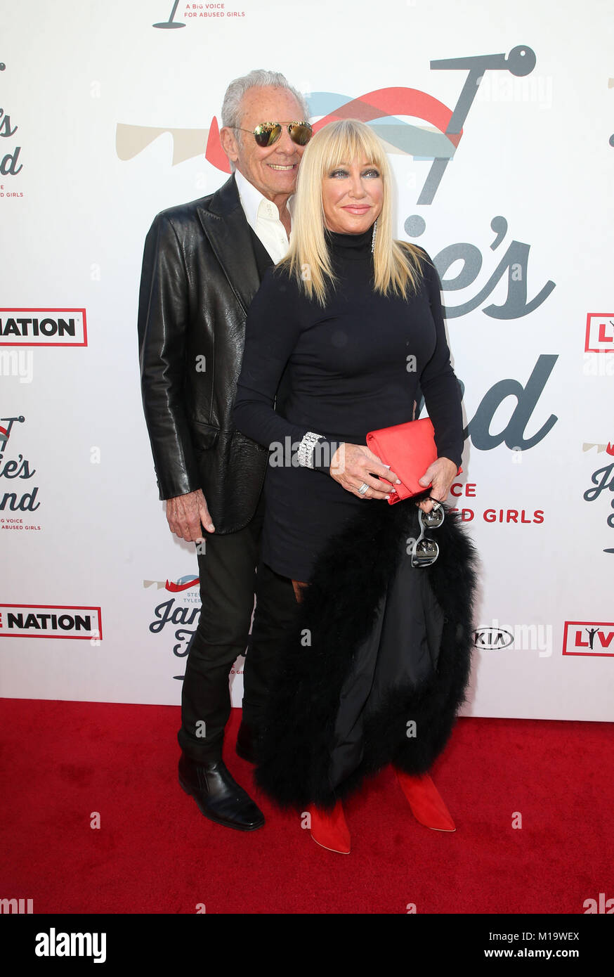 Los Angeles, CA, USA. 28th Jan, 2018. Suzanne Somers, Alan Hamel ...