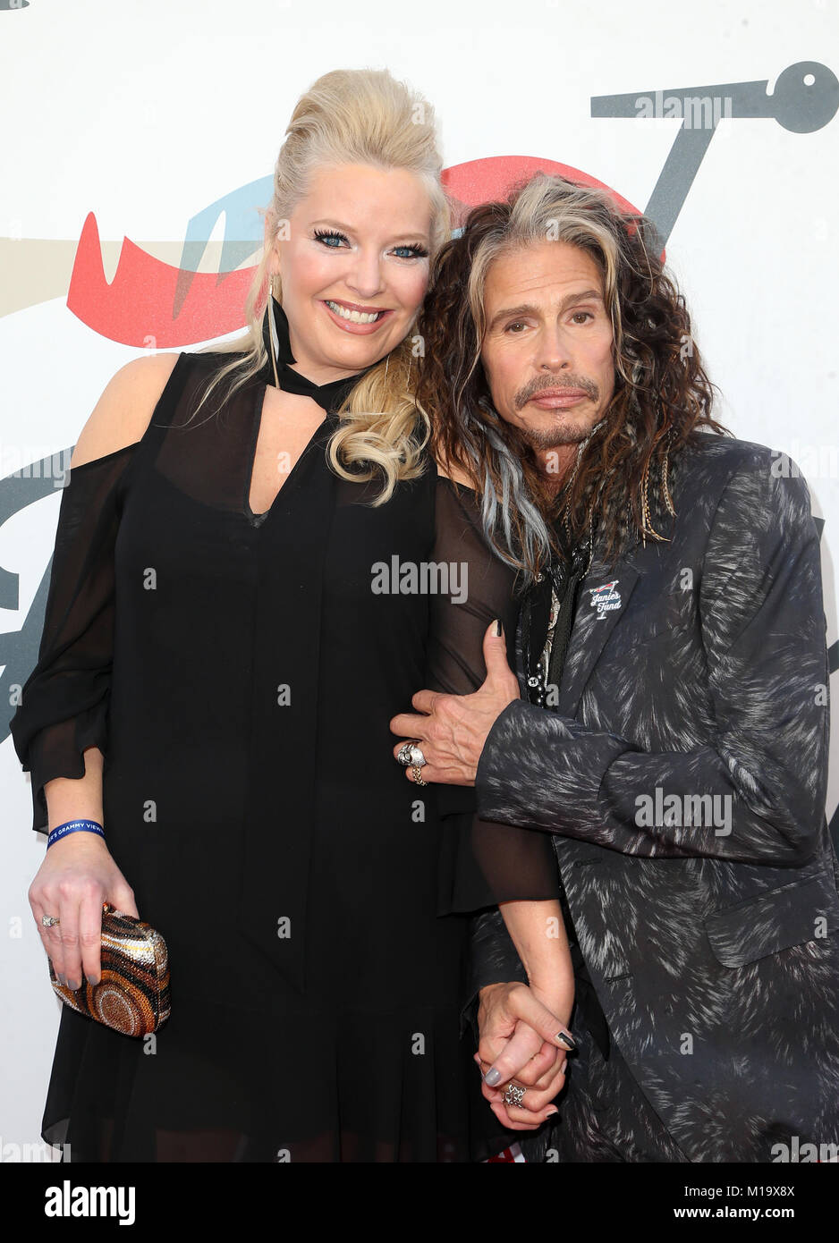 LOS ANGELES, CA - JANUARY 28: Melissa Peterman, Steven Tyler, at Steven ...