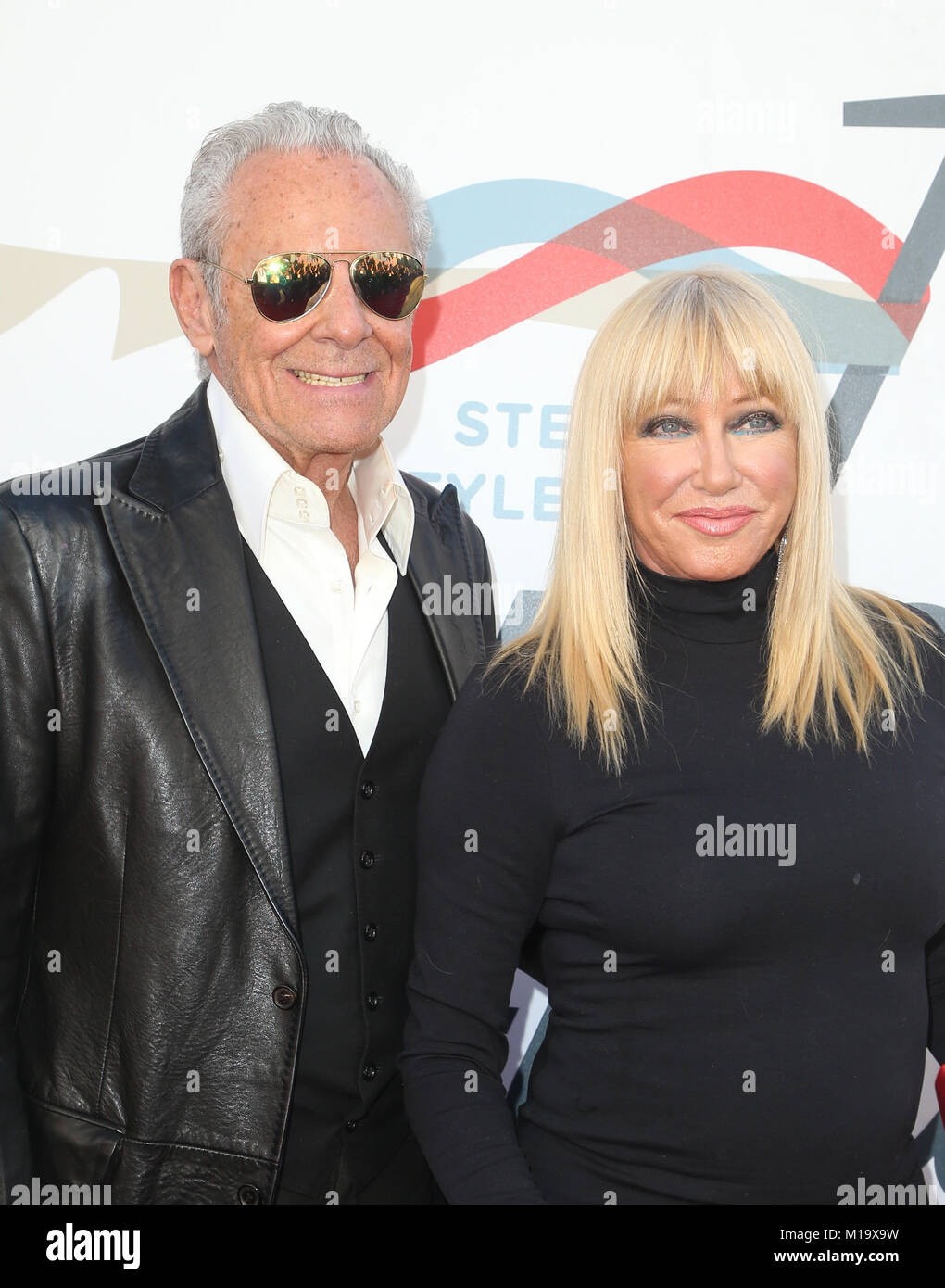 LOS ANGELES, CA - JANUARY 28: Suzanne Somers, Alan Hamel, at Steven ...