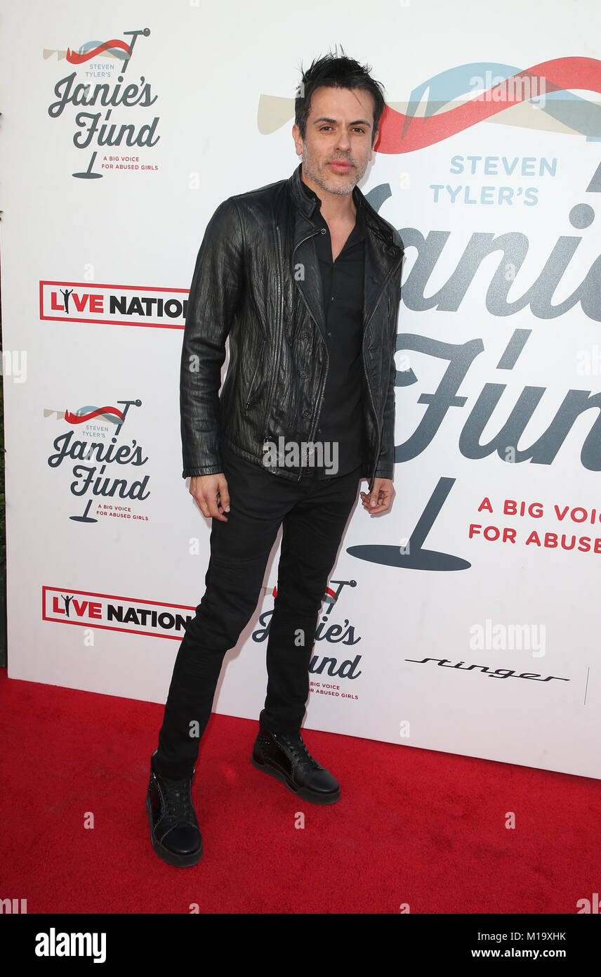 LOS ANGELES, CA - JANUARY 28: Edwin Arroyave, at Steven Tyler and Live ...