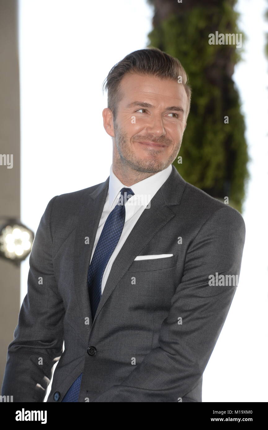 MIAMI, FL - FEBRUARY 05: Commissioner Don Garber, David Beckham and ...