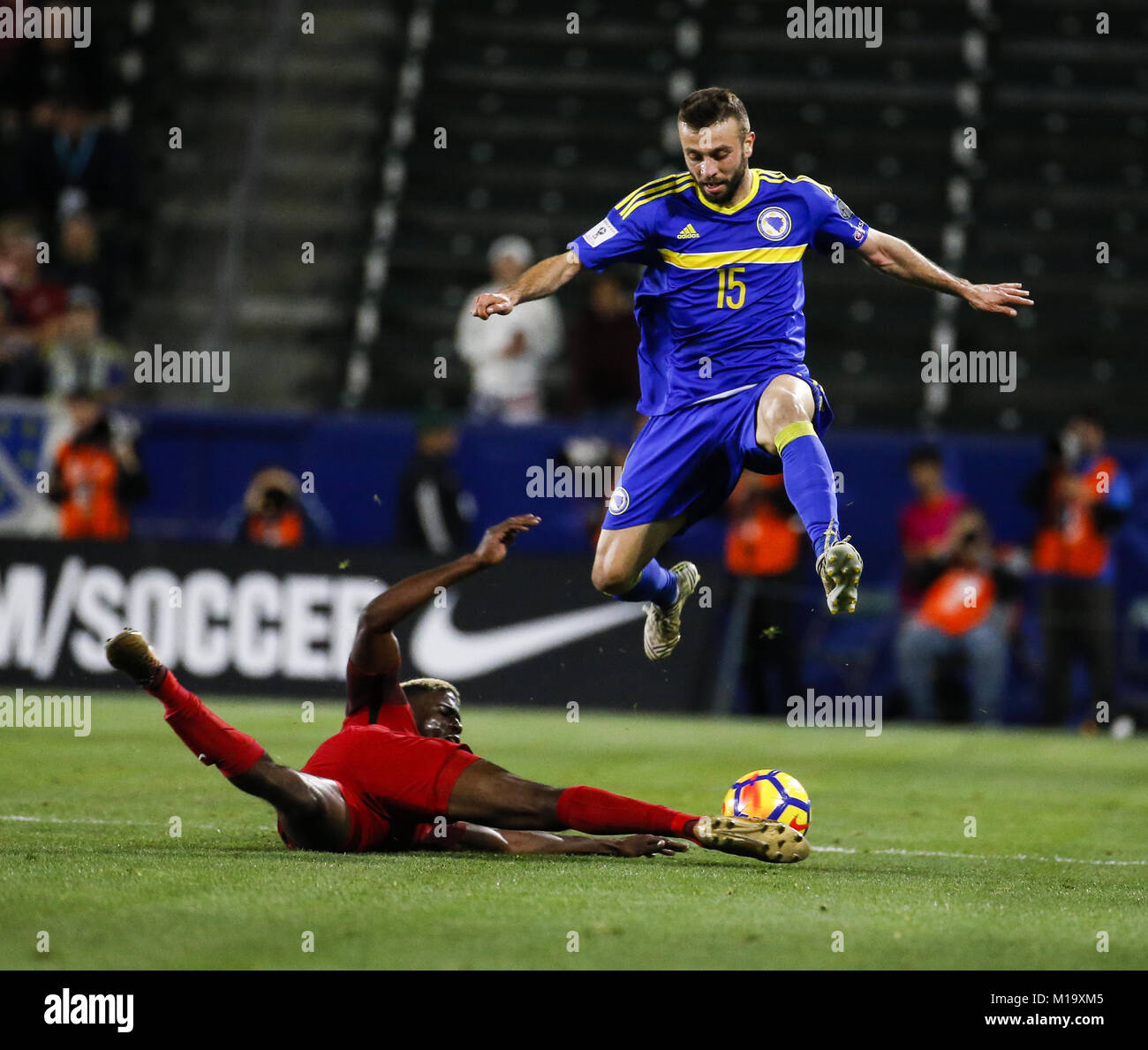 Los Angeles, California, USA. 25th Jan, 2018. Bosnia and Herzegovina's ...