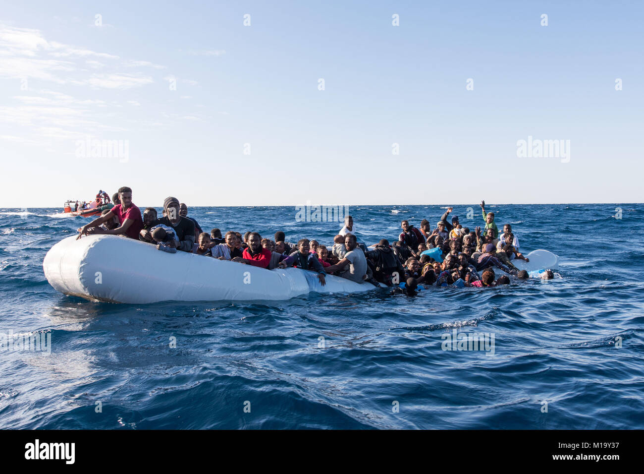 Migrants boat hi-res stock photography and images - Alamy
