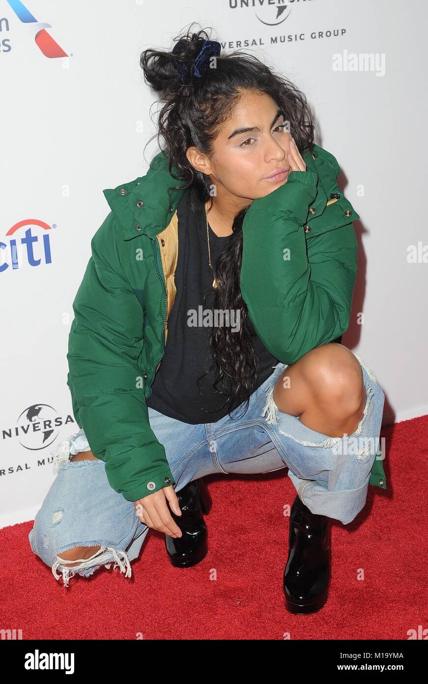 New York, NY, USA. 28th Jan, 2018. Jessie Reyez at arrivals for 2018 ...