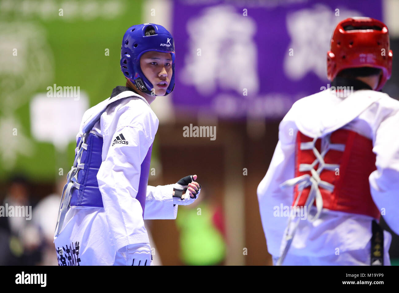 Kaito Osanai, JANUARY 21, 2018 - Taekwondo : All Japan Taekwondo Championship Men's -68kg at ...