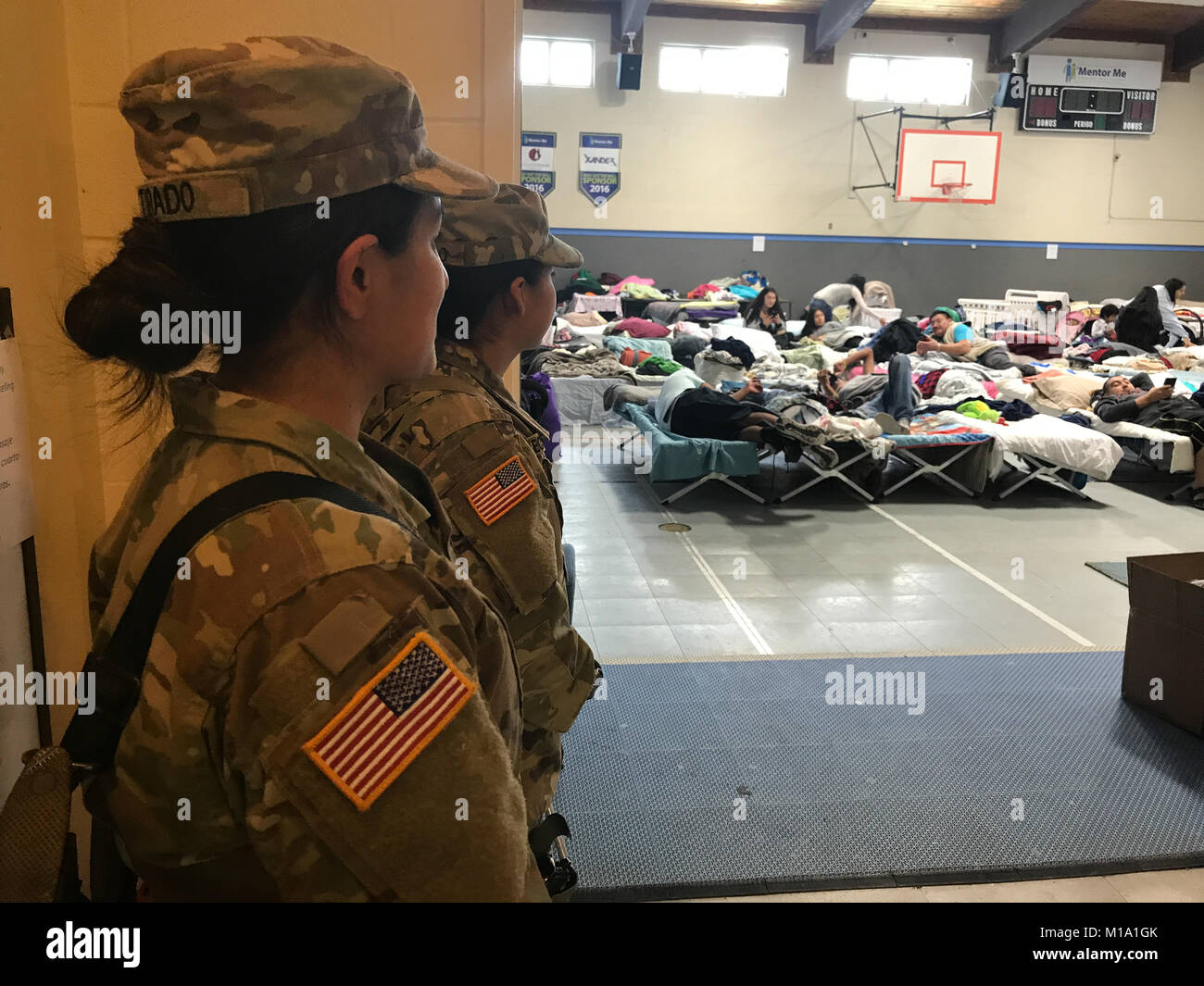 Soldiers of the Cal Guard 270th and 870th Military Police Companies ...