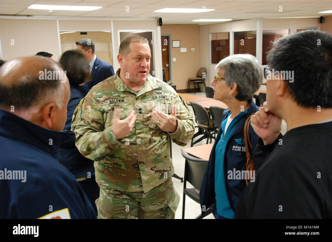 Several members of the California Assembly and Senate joined Maj. Gen ...