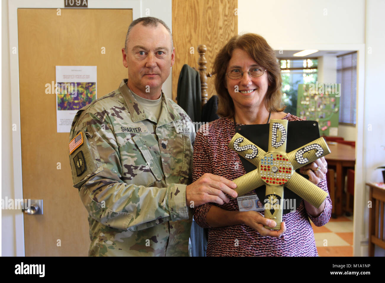 Lt. Col. Eric W. Sharyer, commander of the 185th Military Police ...