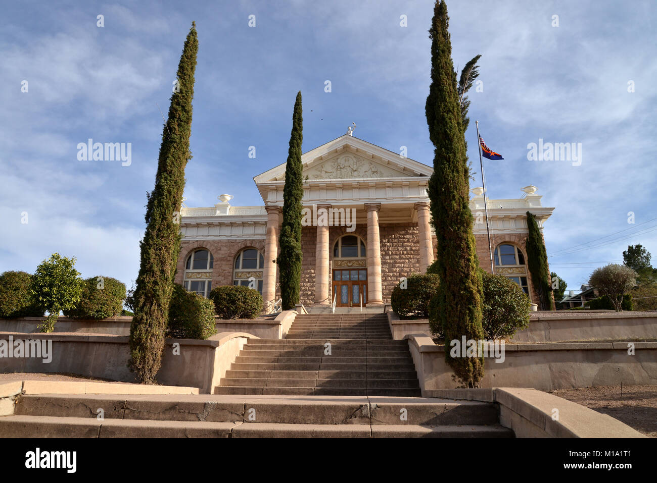 The Santa Cruz County Courthouse, Nogales, Arizona, USA Stock Photo - Alamy