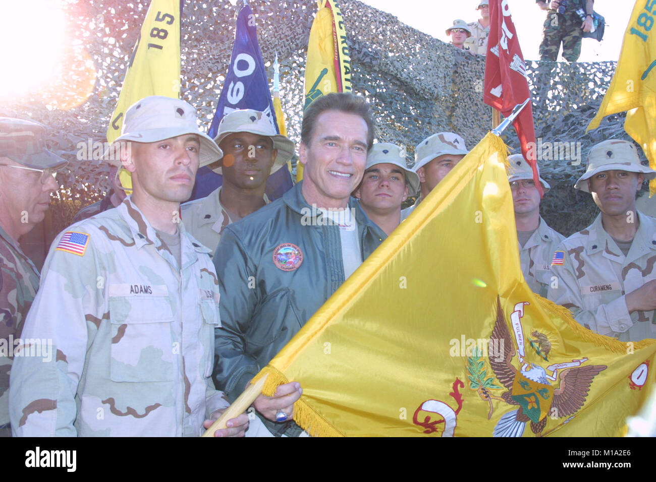 The California Army National Guard's 185th Armor Battalion deployed to ...