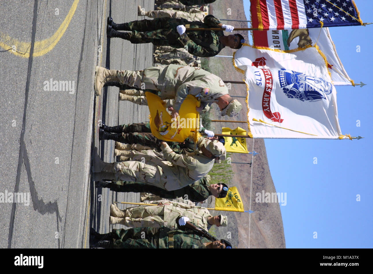 The California Army National Guard's 185th Armor Battalion deployed to ...
