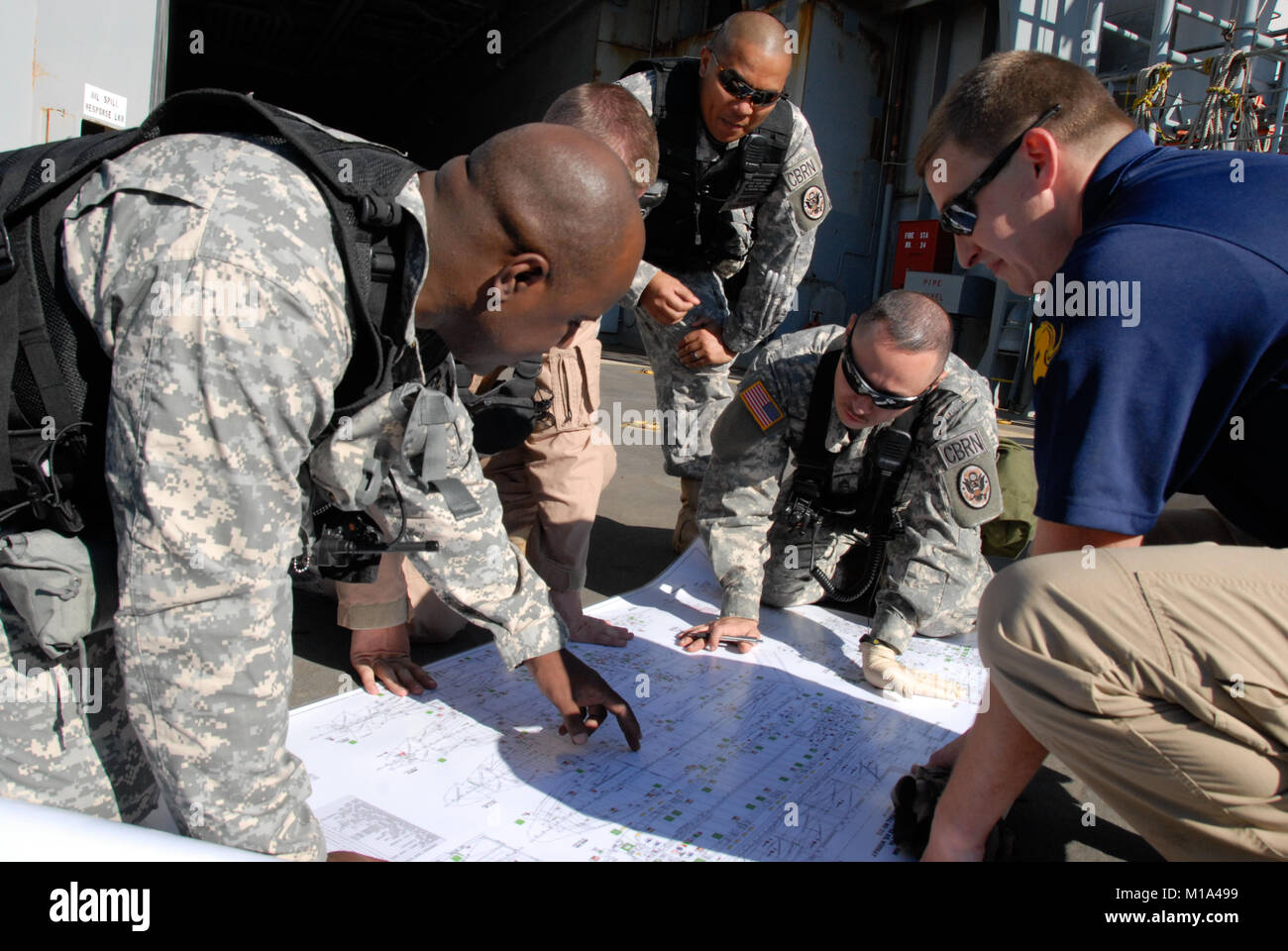 The 95th Civil Support Team from Hayward, Calif. is conducting a ...