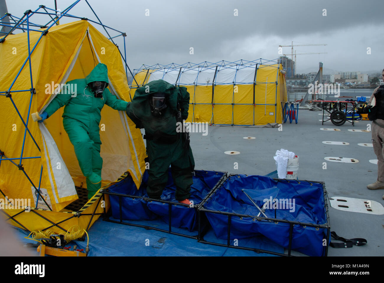 The 95th Civil Support Team from Hayward, Calif. is conducting a ...