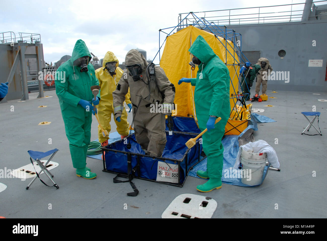 The 95th Civil Support Team from Hayward, Calif. is conducting a ...