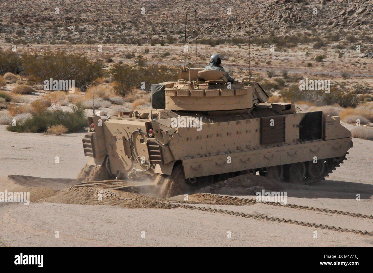 111105-A-GM826-018 A Bradley Fighting Vehicle belonging to the 1st ...
