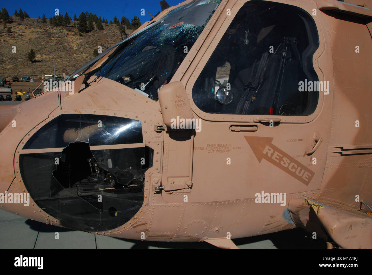 First shots of the crashed Seahawk as it awaits further inspection on ...